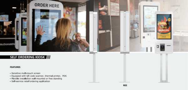 Self Ordering Kiosk - Clear Touch Media | LCD Display Advertising ...